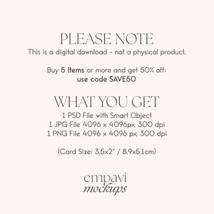 Thank You Card Mockup, Place Card Mockup, Tent Fold Place Card Mockup ...