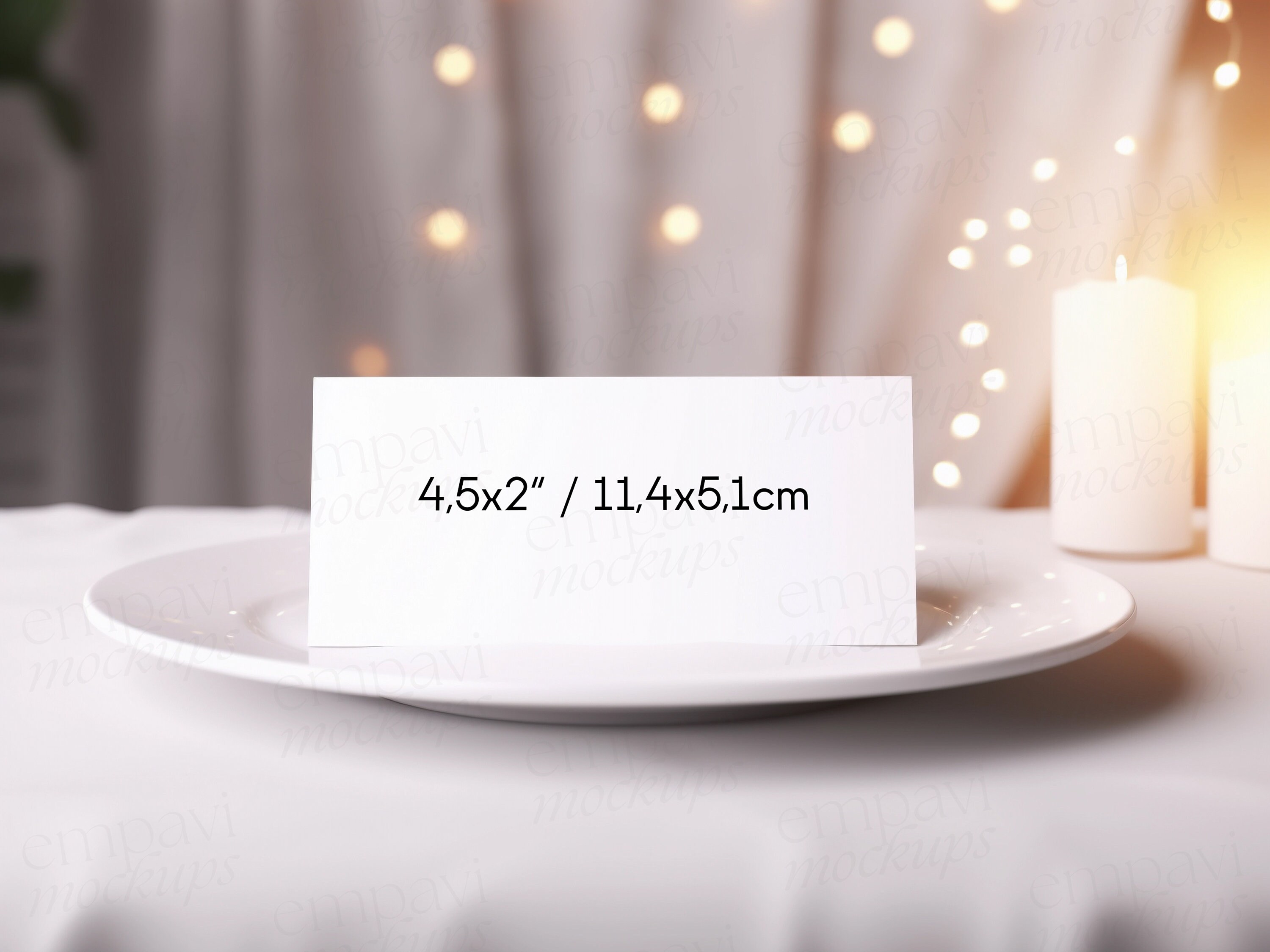 Place Card Mockup Invitation Mockup Greeting Card Mockup - Etsy