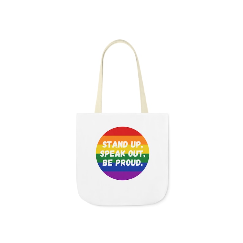 Be Proud / Pride Tote Bag Cute Pride Print Canvas Totback to - Etsy