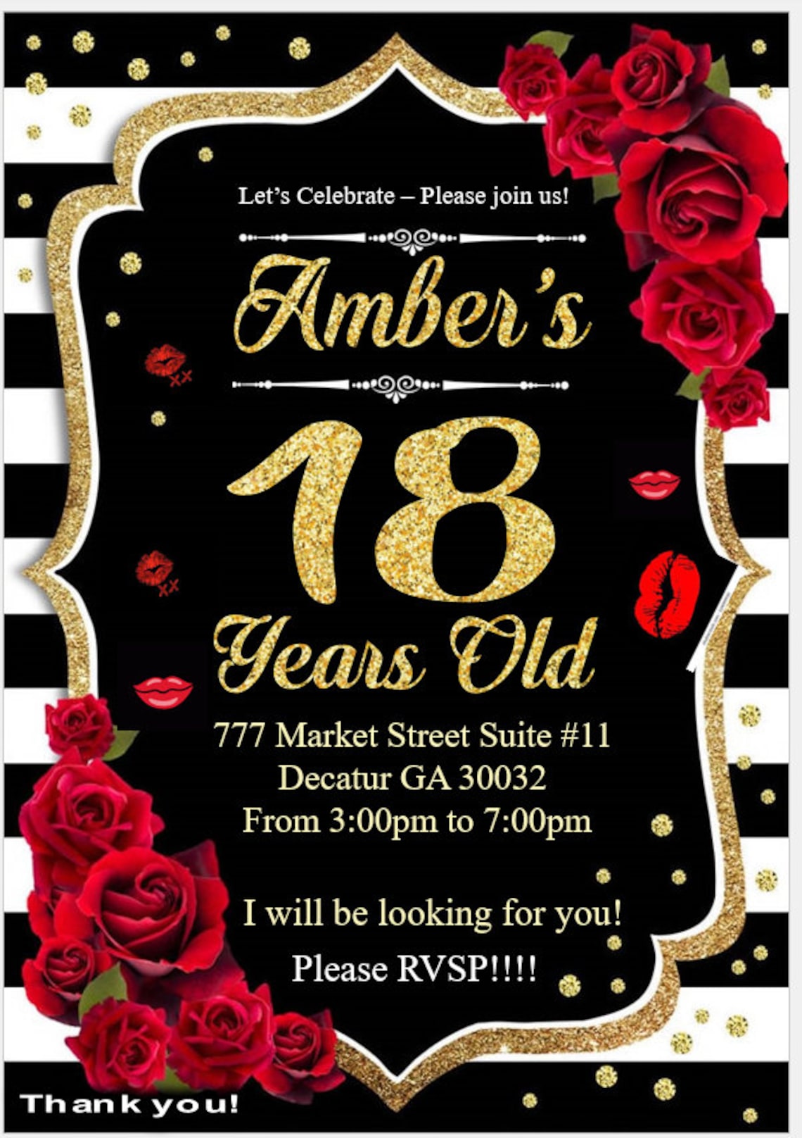 Printable - Celebration - Invitation - Invite - Instant - Download ...