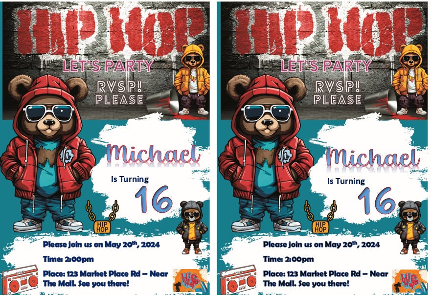 Printable Instant Download Customizable Invitations Birthday ...