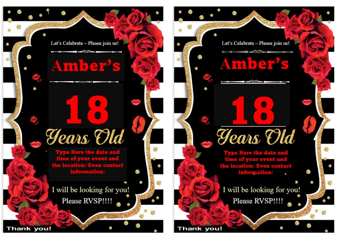Printable - Celebration - Invitation - Invite - Instant - Download ...