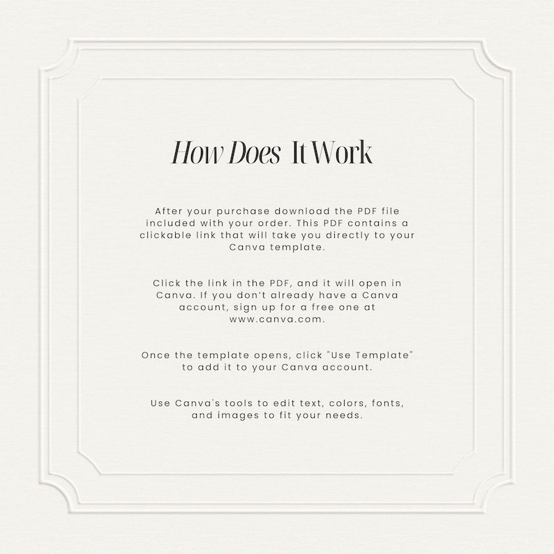 Custom Monogram Wedding Website Template With RSVP | Editable Canva ...