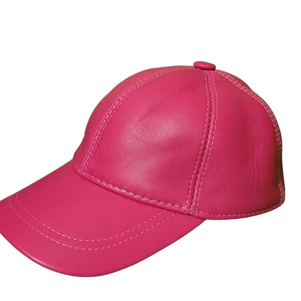 Leather Baseball Cap - Etsy