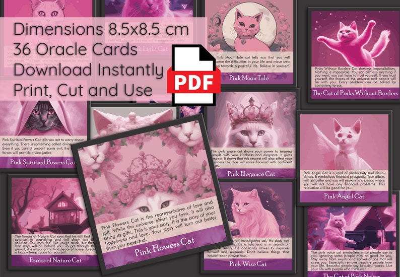 Printable Oracle Card, PDF Digital File Instant Download, What Oracles ...