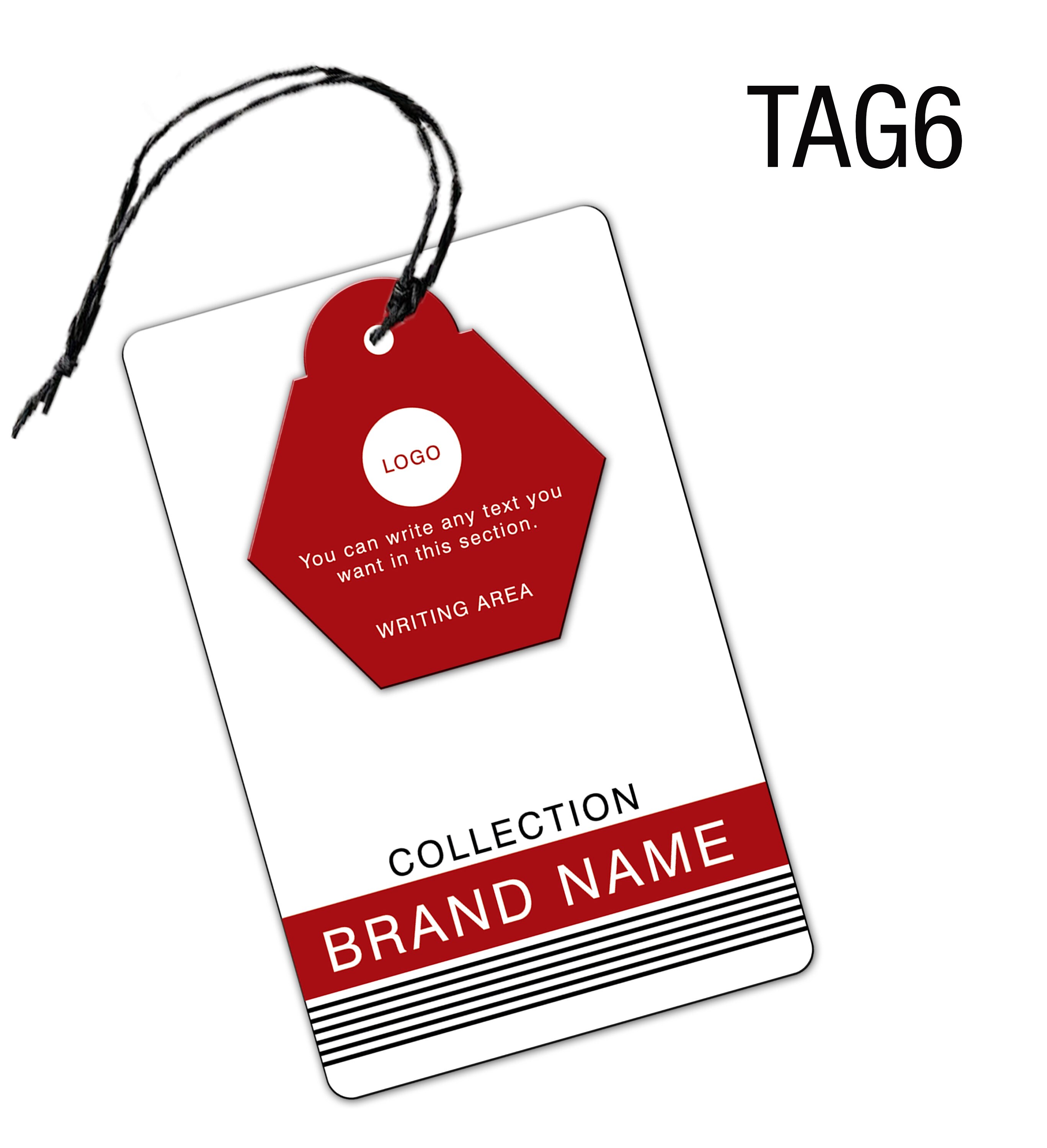 Printable Clothing Hang Tags Template, Modern Clothing Label Design ...
