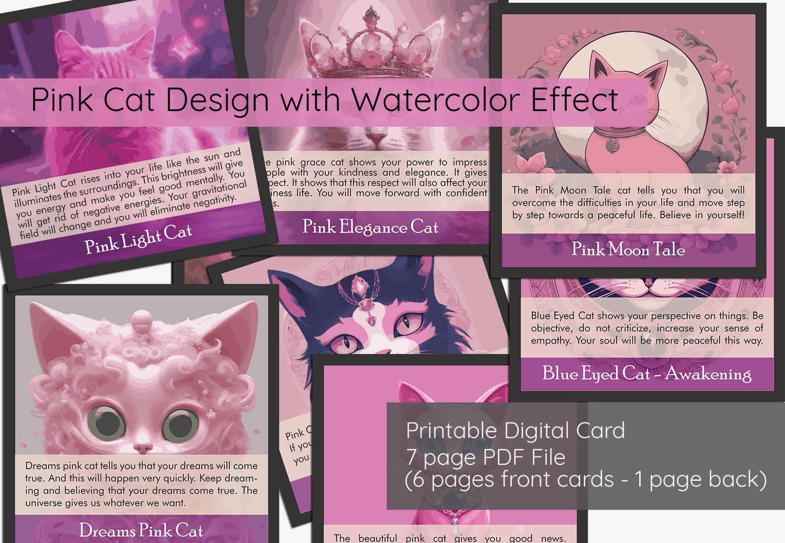 Printable Oracle Card, PDF Digital File Instant Download, What Oracles ...