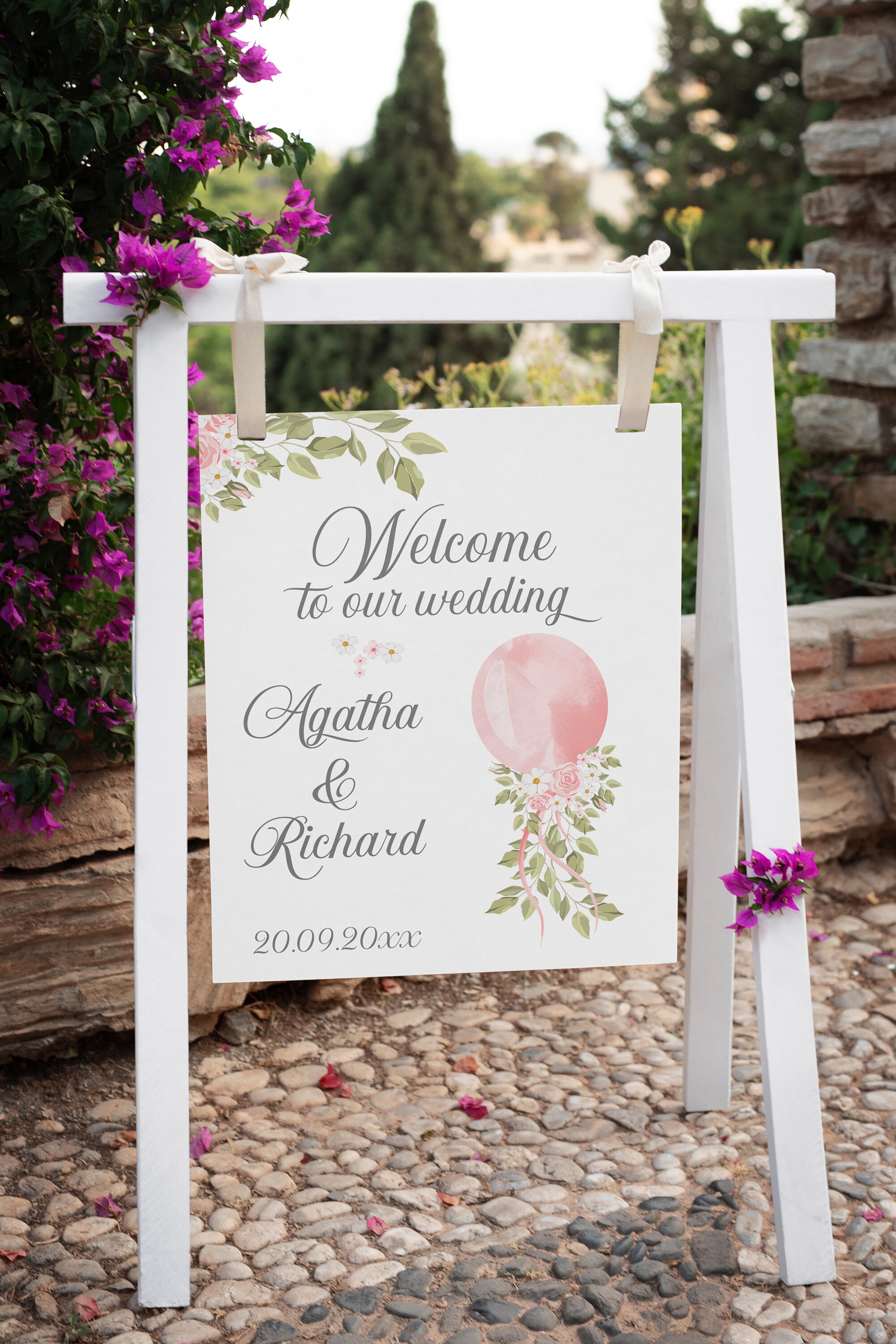Printable WELCOME Template Wedding Welcome Board Table - Etsy Canada