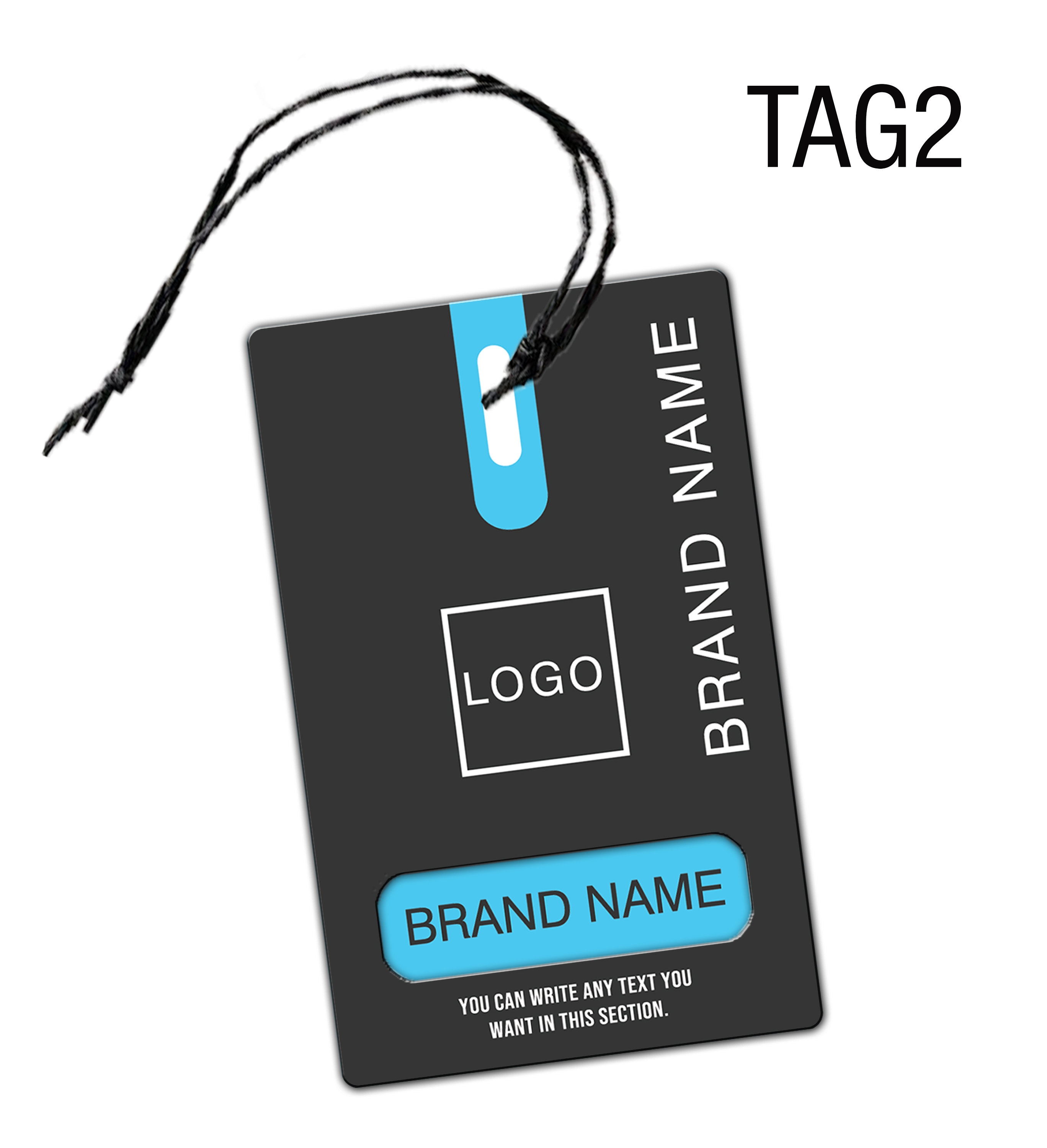 Printable Clothing Hang Tags Template, Modern Clothing Label Design ...