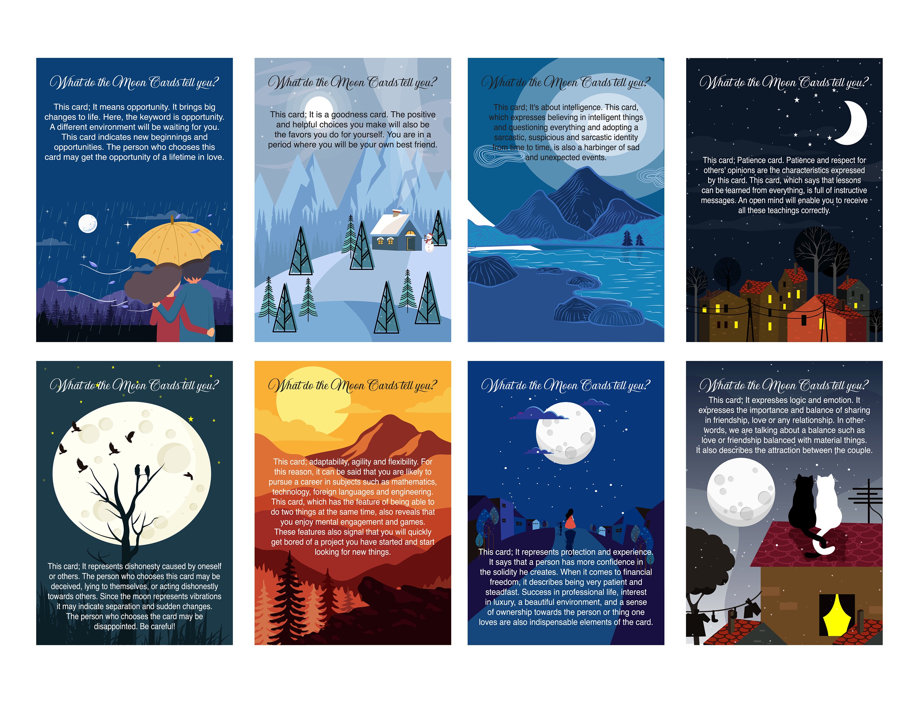 Moon Oracle Cards Oracle Cards Printable Oracle What Moon Oracles