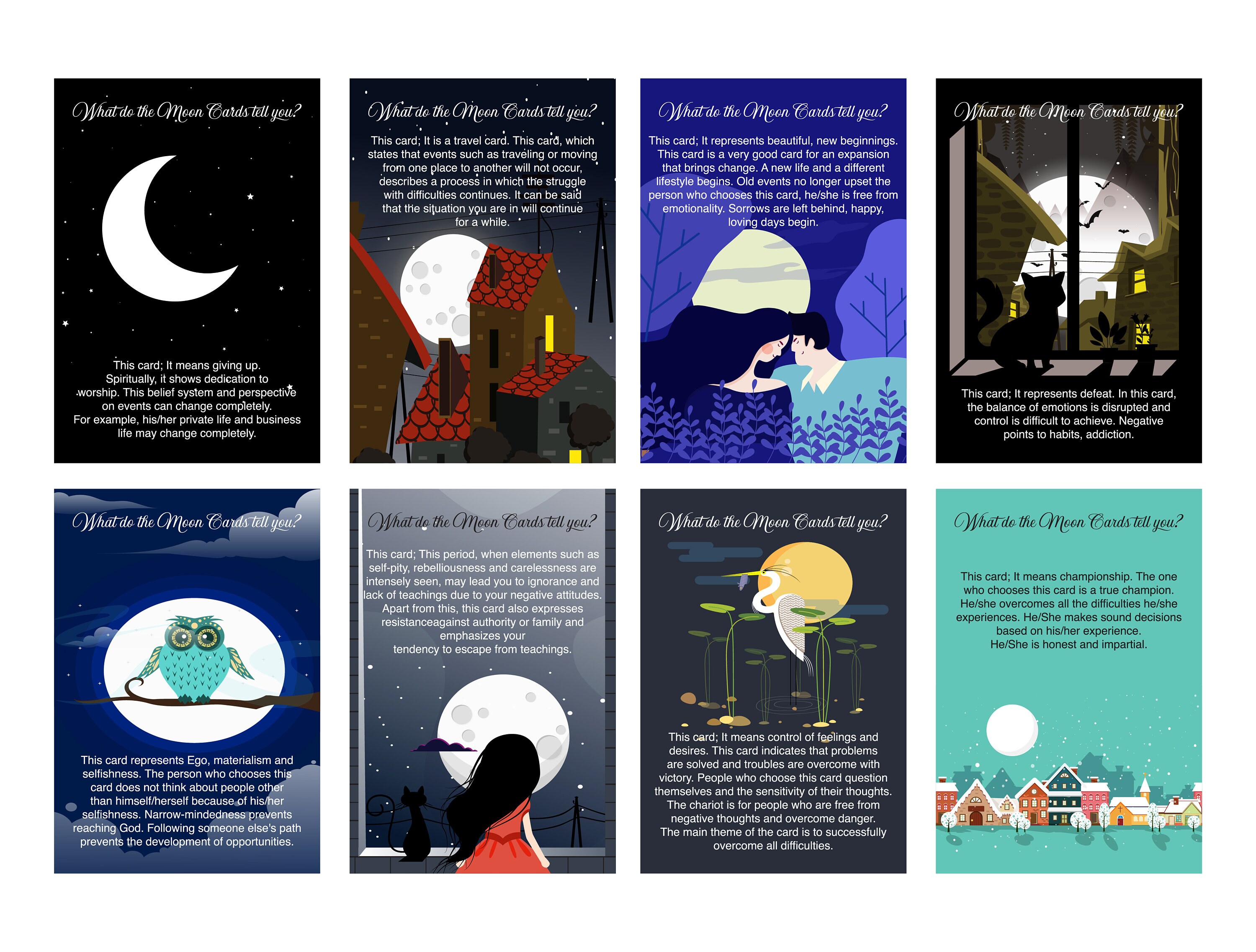 Moon Oracle Cards Oracle Cards Printable Oracle What Moon Oracles