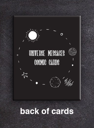 Digital Product, Printable Oracle Decks, Printable Tarot Card, Universe ...