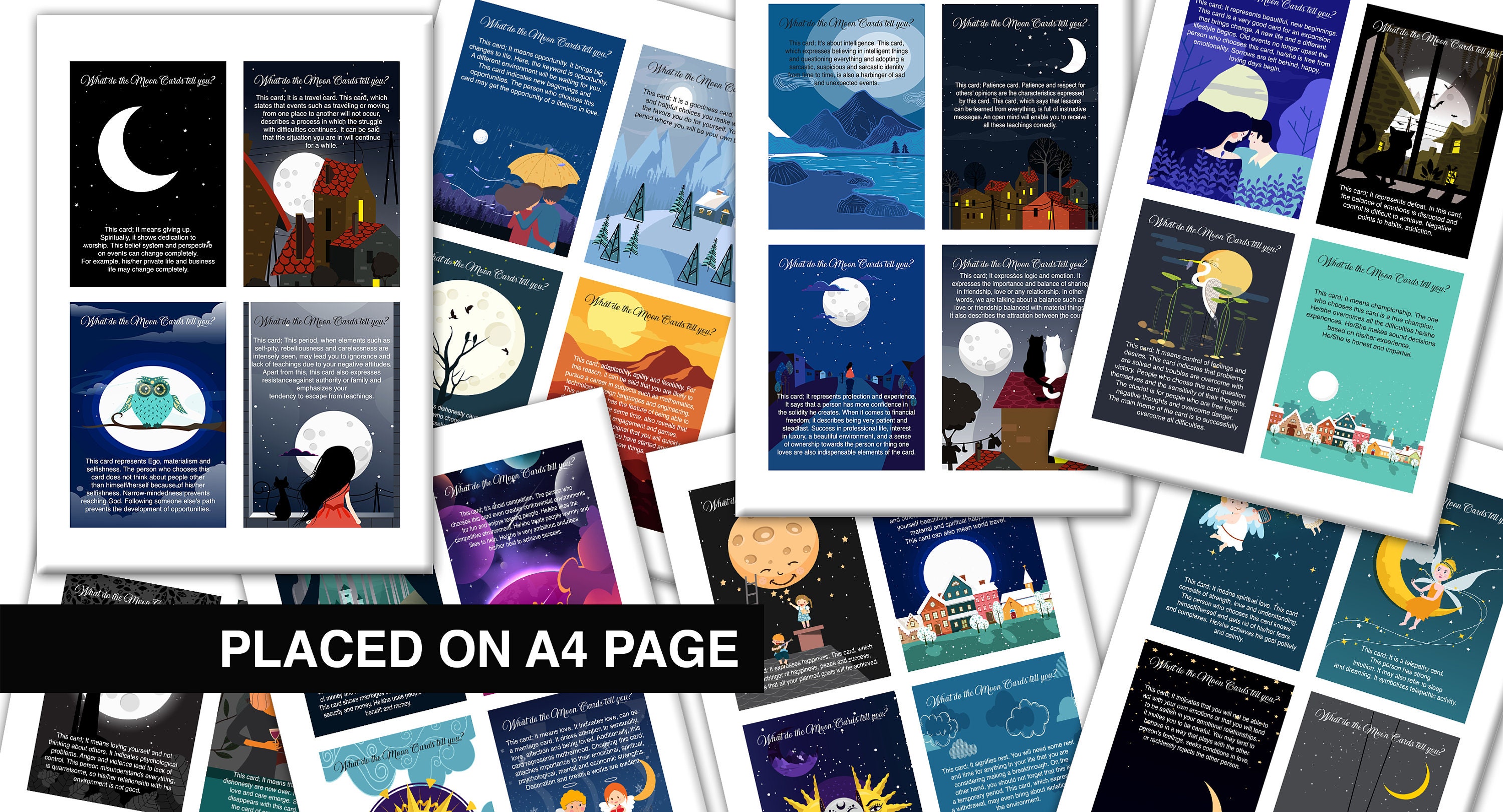 Moon Oracle Cards Oracle Cards Printable Oracle What Moon Oracles