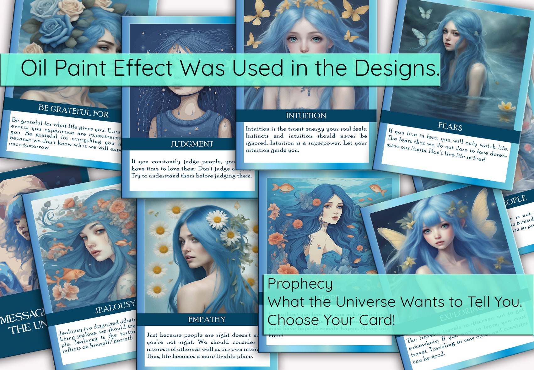 Printable Oracle Cards, Digital Oracle Cards ,digital Oracle Deck ...