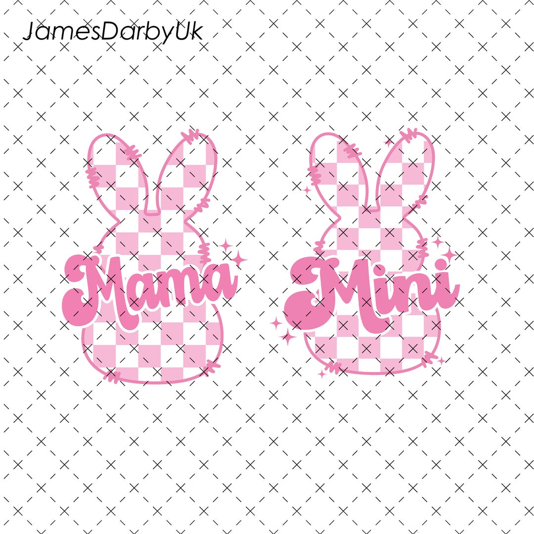 Easter Mama Bunny Mini Bunny Png, Mama Mini Png, Mama Bunny Png, Easter ...