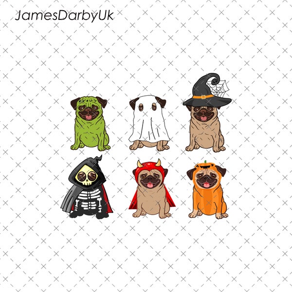 Pug Dog Png File - Etsy