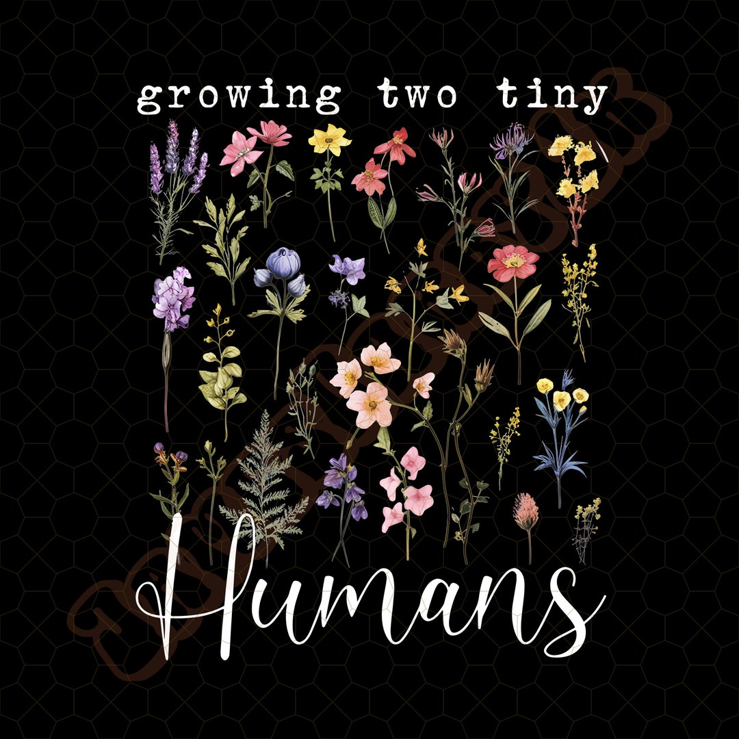 Wildflower Png, Growing a Tiny Human Png, Pregnancy Announcement Png ...