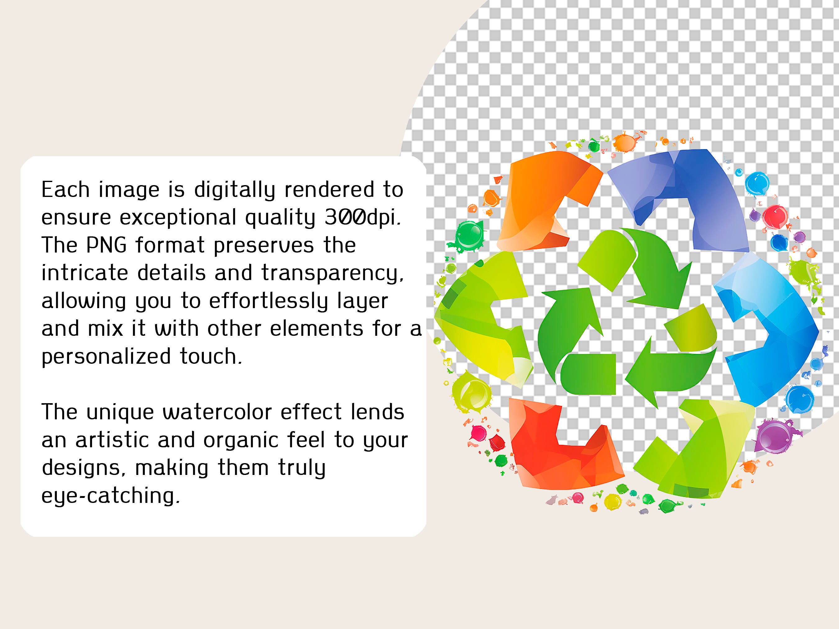 Recycle Sign Clipart Bundle Recycling Clip Art Eco-friendly Earth Day ...