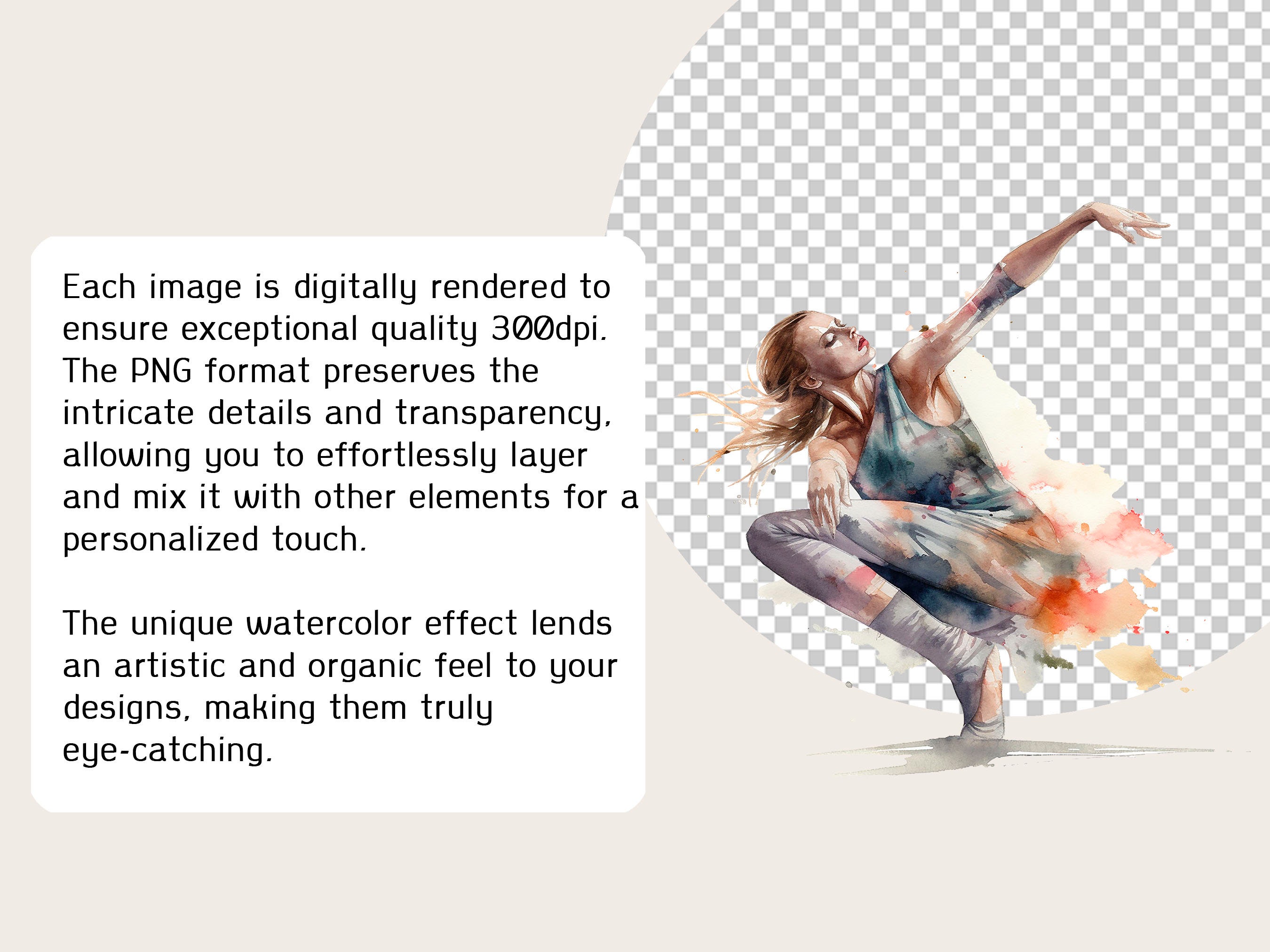 Watercolor Dancing Girls Clipart Bundle PNG Dance Ballet - Etsy