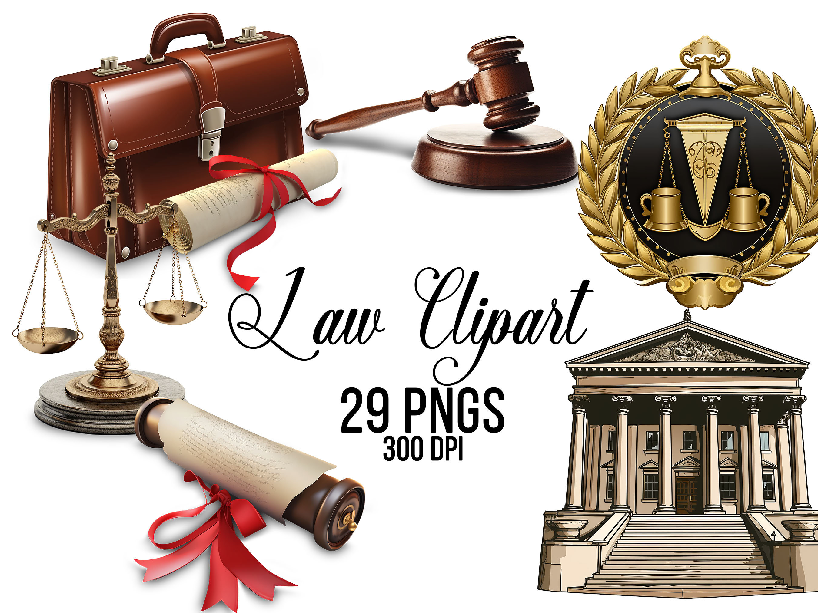 Legal Symbols PNG Lawyer Judge Clipart Legal Gavel Clipart Scale of ...