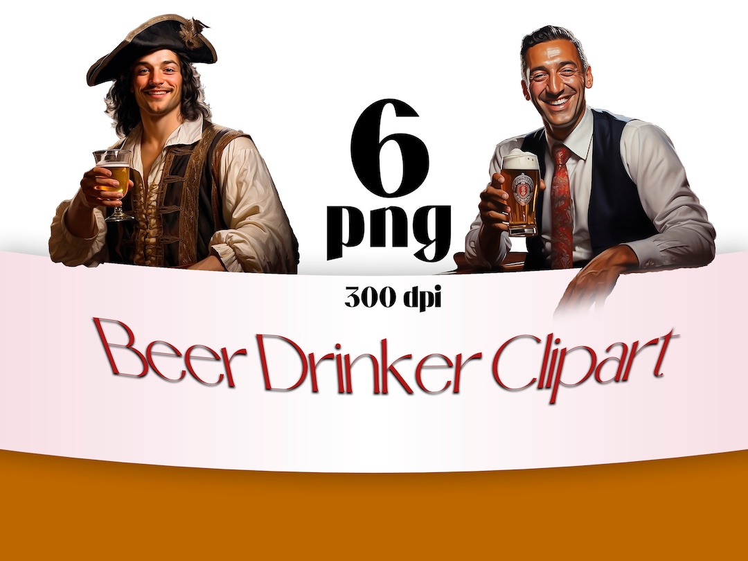 Digital Beer Clipart Bartender PNG Beer Advertisement Art Octoberfest ...