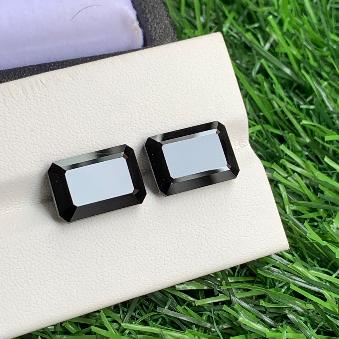 14x10 Octagon Jet Black Spinel Jewels, 14x10mm Octagons Octagon, Jet ...