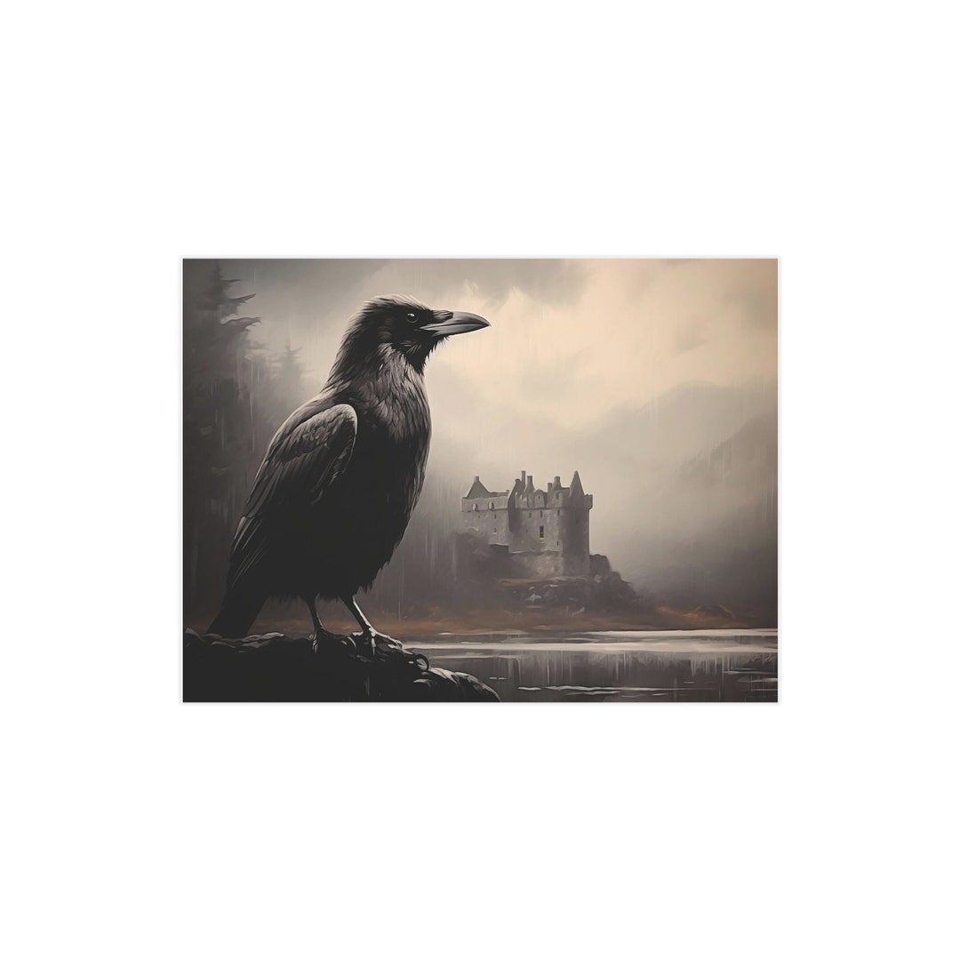Raven Castle Wall Art Stunning Unframed Prints - Etsy