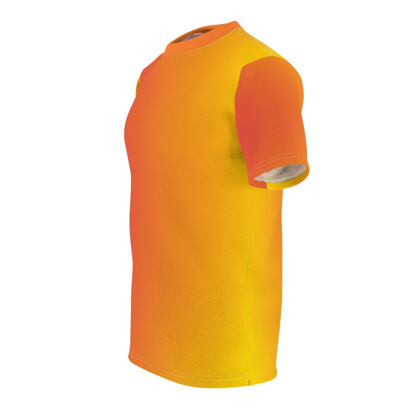 Orange Tee Gradient Color Simple Design No Graphics Shirt - Etsy