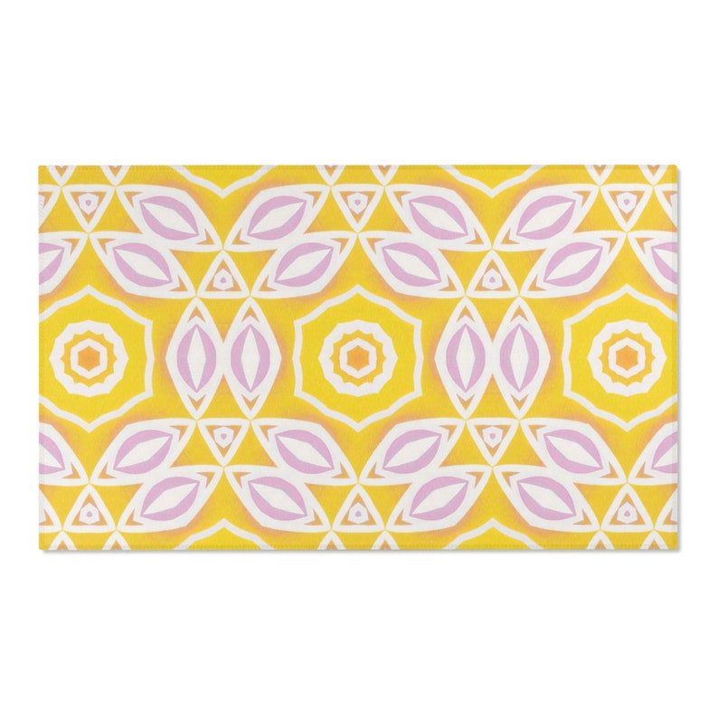 Geometric Pattern Rug - Modern Geometric Design - Vibrant and Stylish ...
