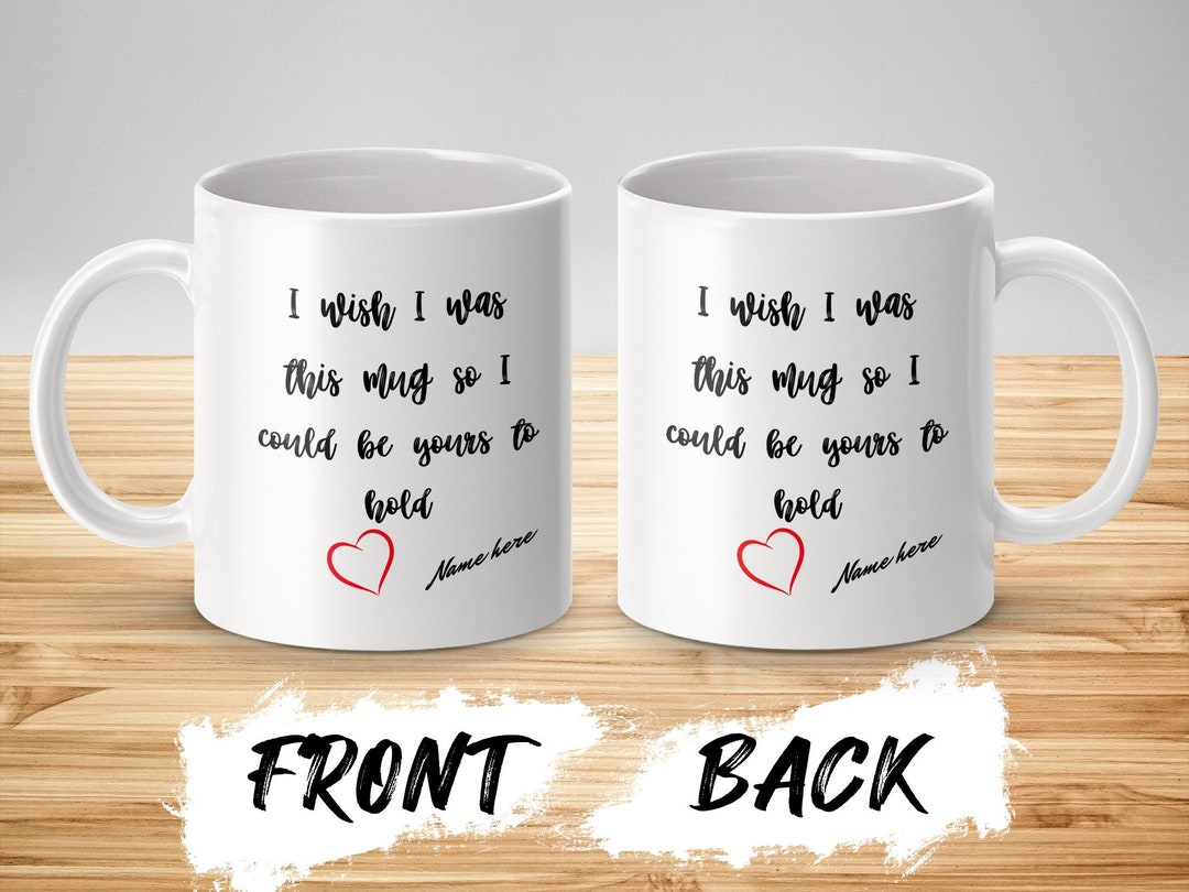 Custom Love Quote Mug, Name Personalization, Romantic Gift, Couples ...