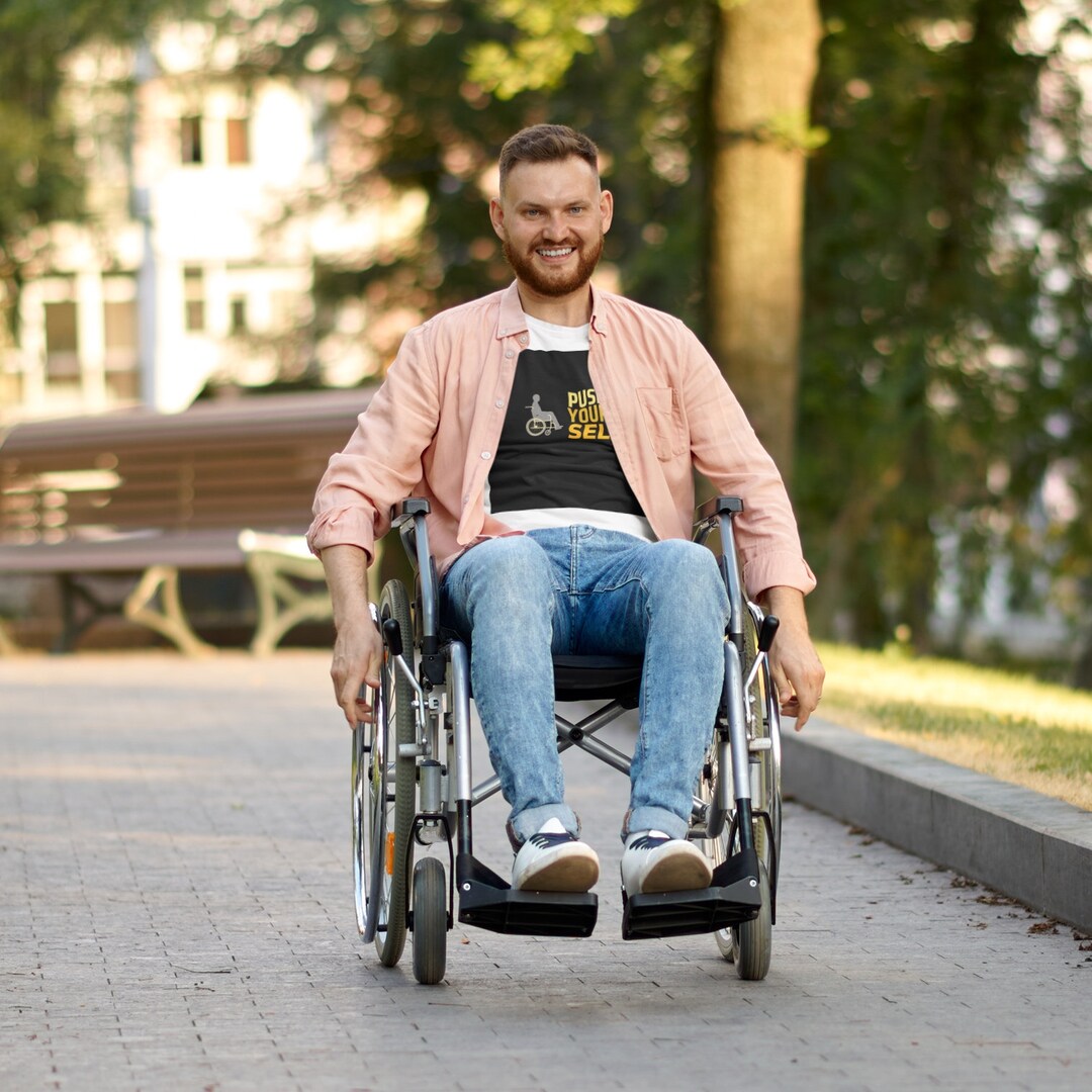 Motivational Wheelchair Tee - Etsy UK