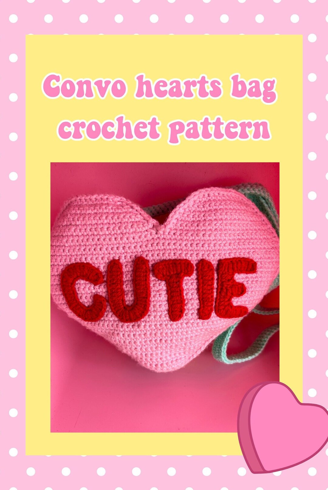 Convo Hearts Bag Crochet Pattern - Etsy