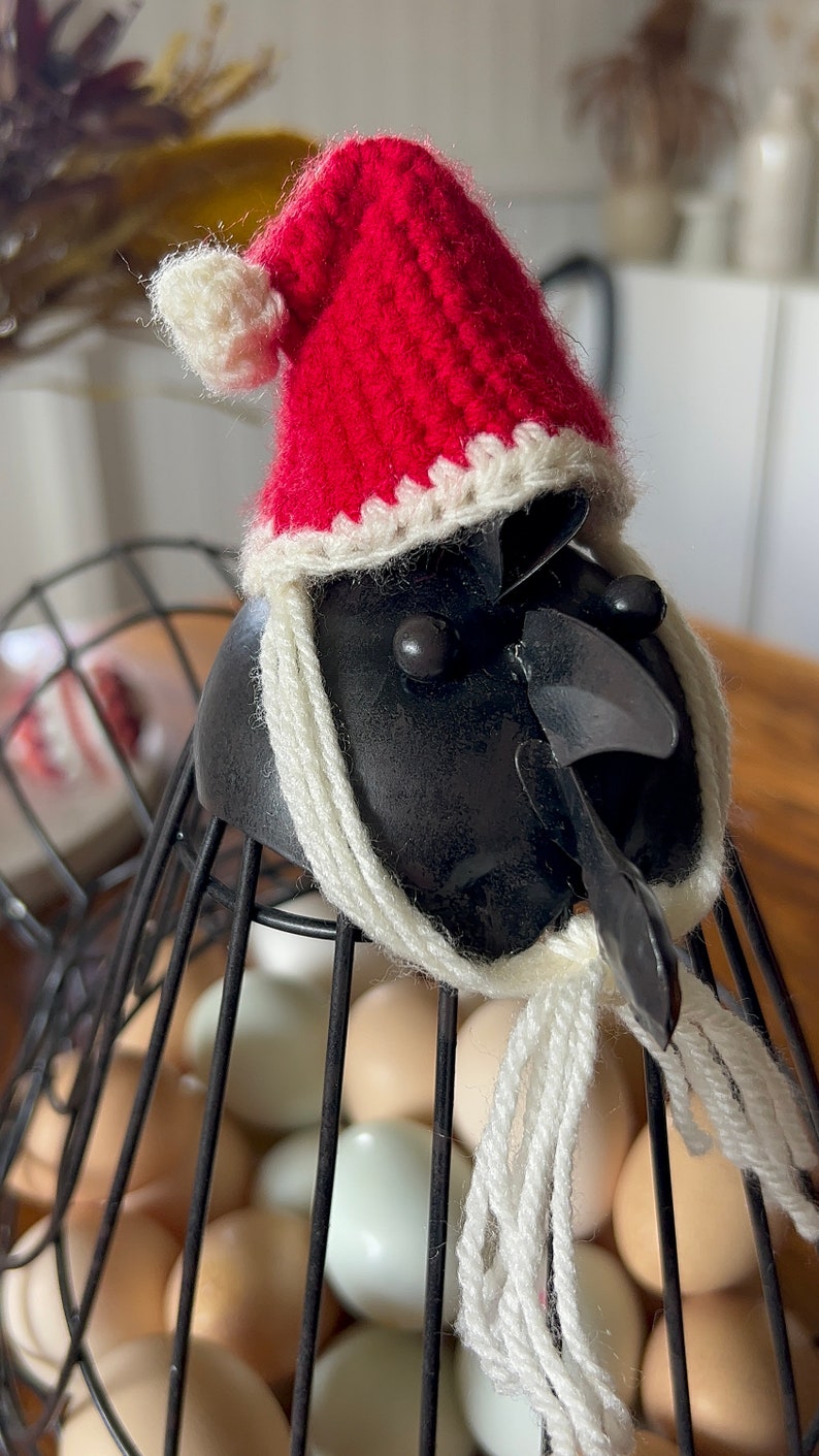 Chicken Santa Hat Crochet Pattern - Etsy