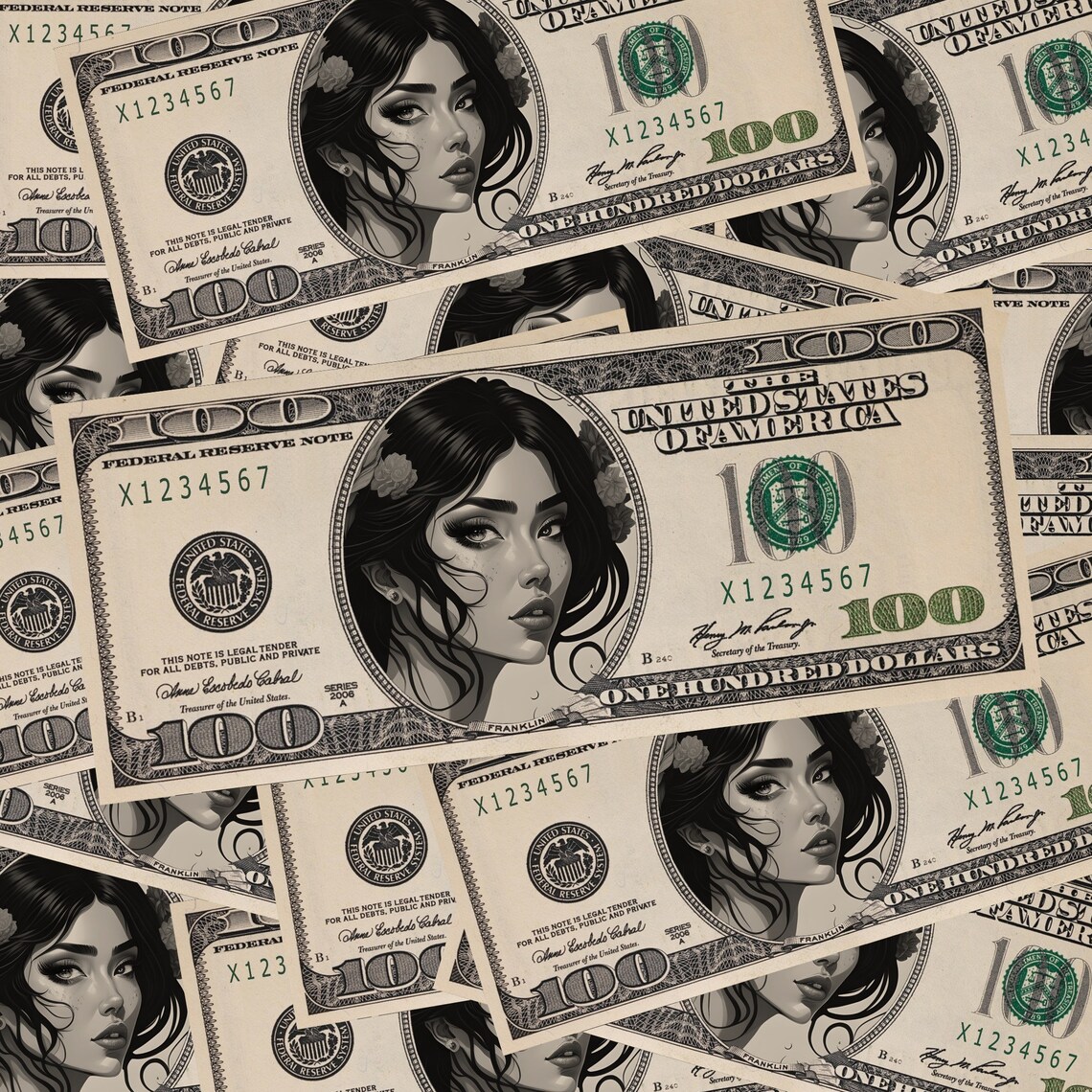 100 USD Party Money, Birthday Bucks, Dollar Bills With Your Face ...