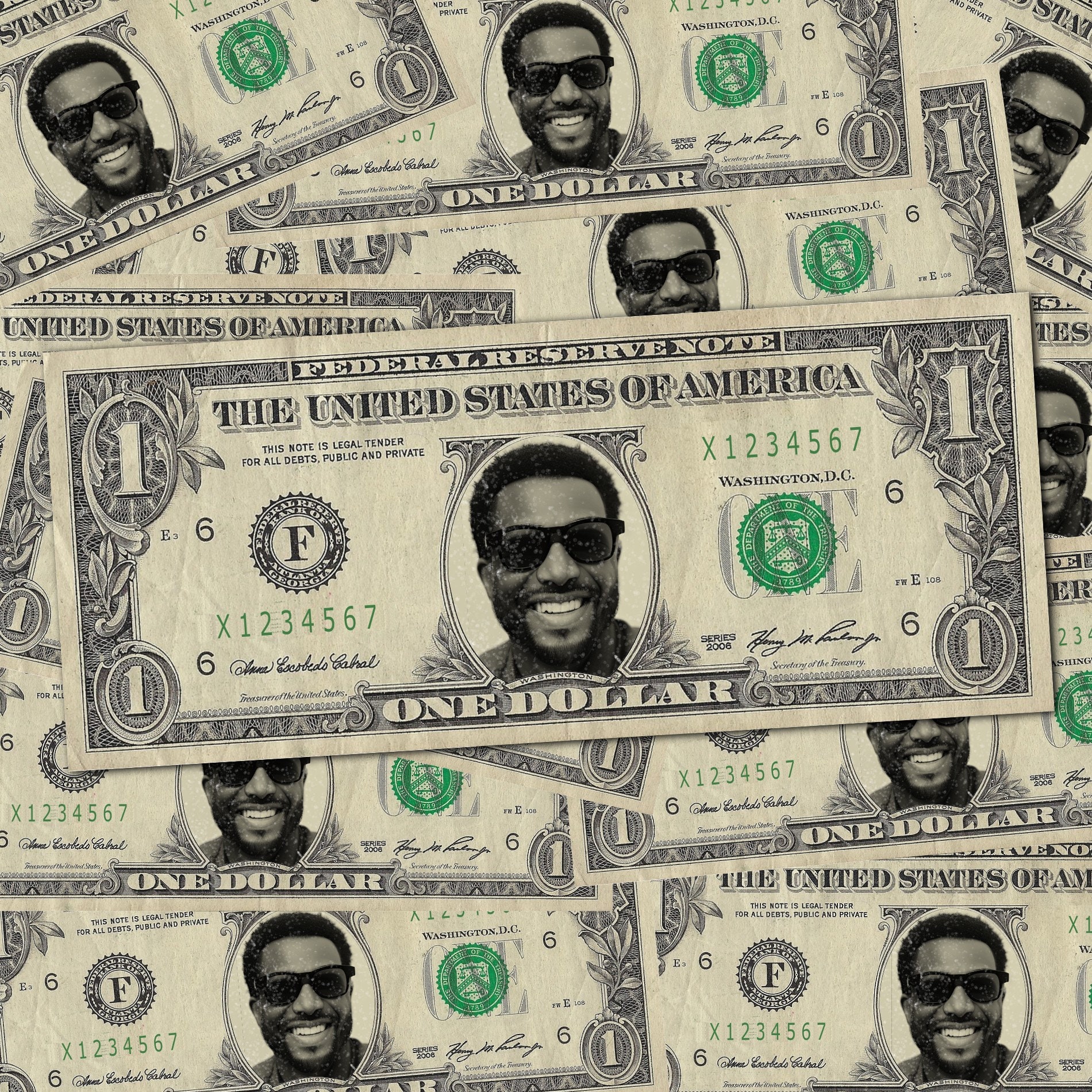 100 USD Party Money, Birthday Bucks, Dollar Bills With Your Face ...