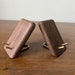 Minimalist Solid Wood Phone Holder Reading Rack Rustic Walnut Wood ...