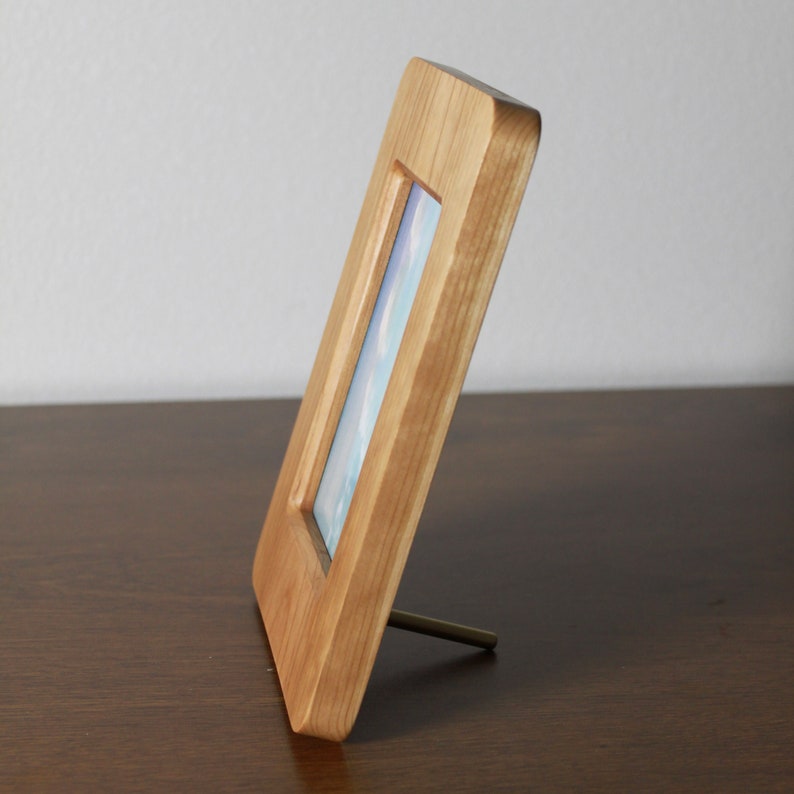 Minimalist Solid Wood Photo Frame Rustic Walnut Picture - Etsy