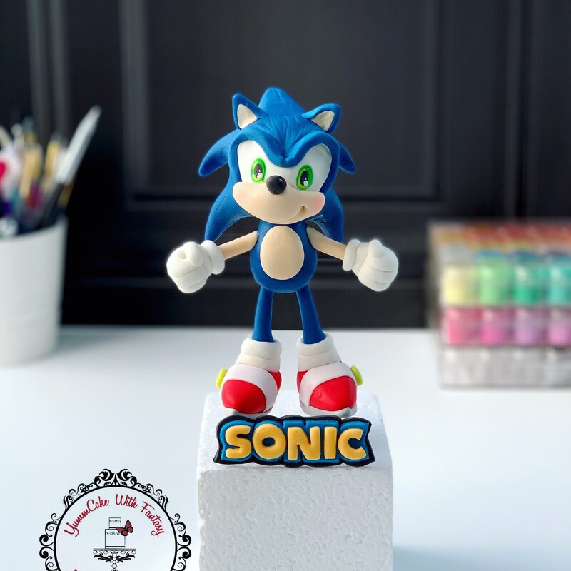 Sonic Cake Topper - Etsy