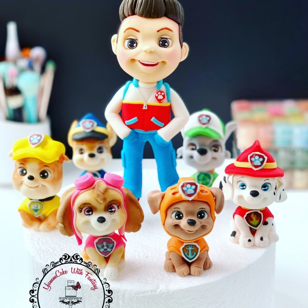 Paw Patrol Ryder Cake Topper - Etsy