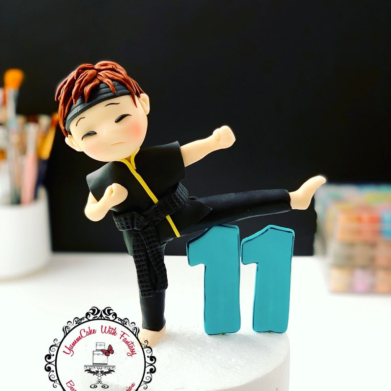 Karate Cake Topper - Etsy