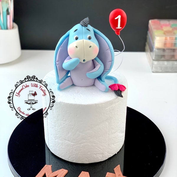 Eeyore Birthday Cake Topper - Etsy