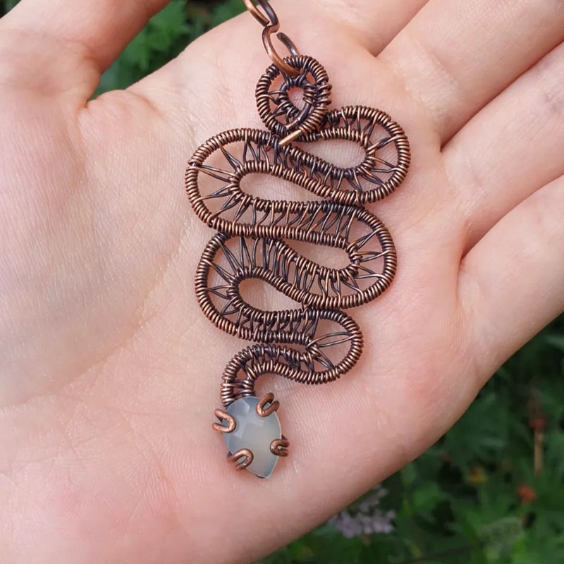 Wire Wrapped Pendant - Etsy