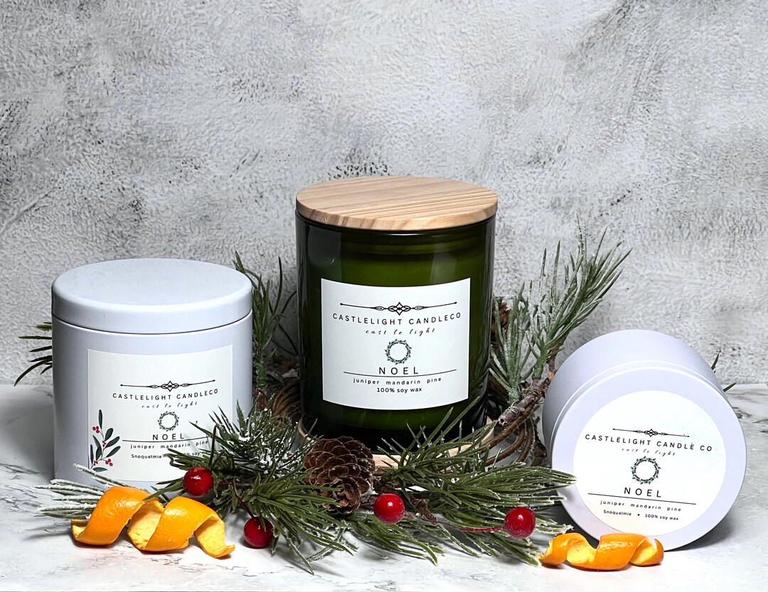 Noel Hand Poured Soy Candles - Etsy
