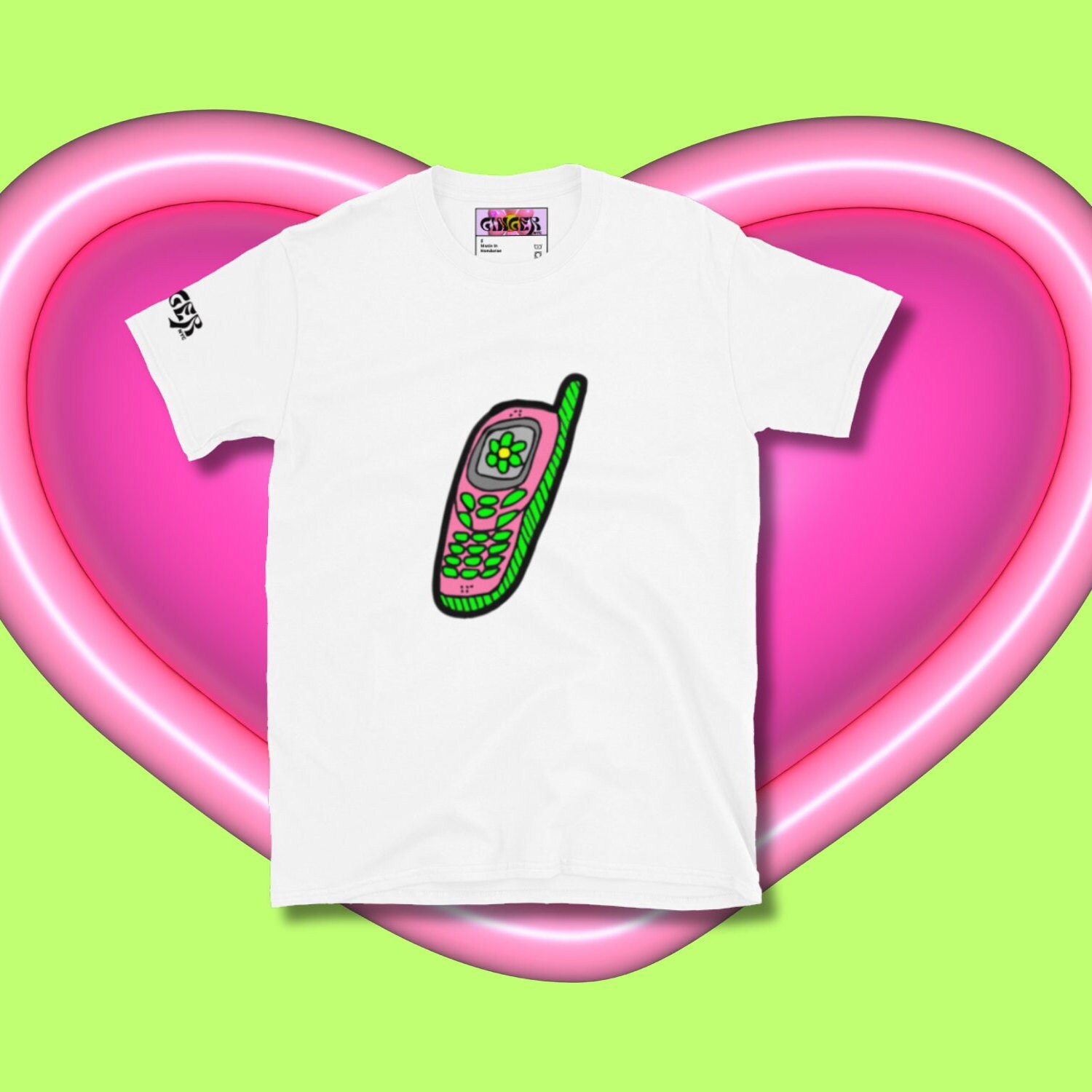 Multicolor Y2K Cell Phone Short-sleeve Unisex T-shirt - Etsy