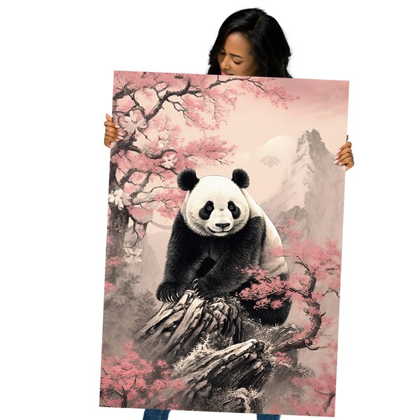 Panda Poster - Etsy