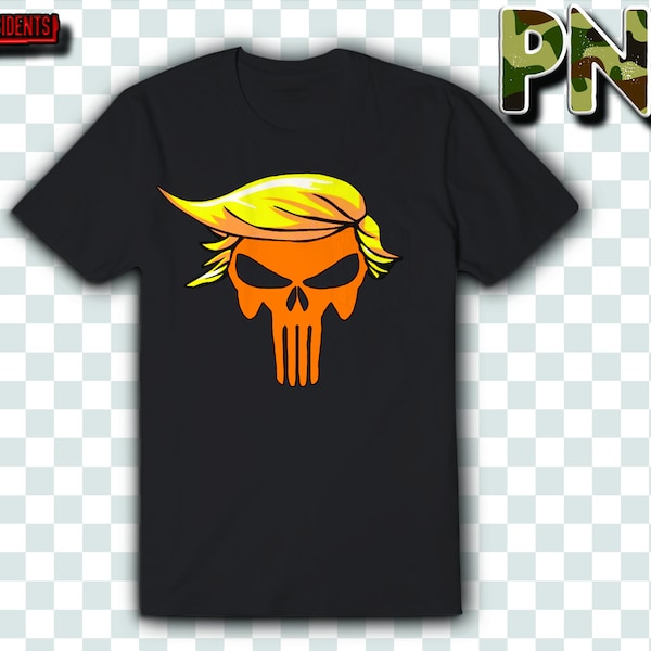 Trump Punisher Skull Png - Etsy