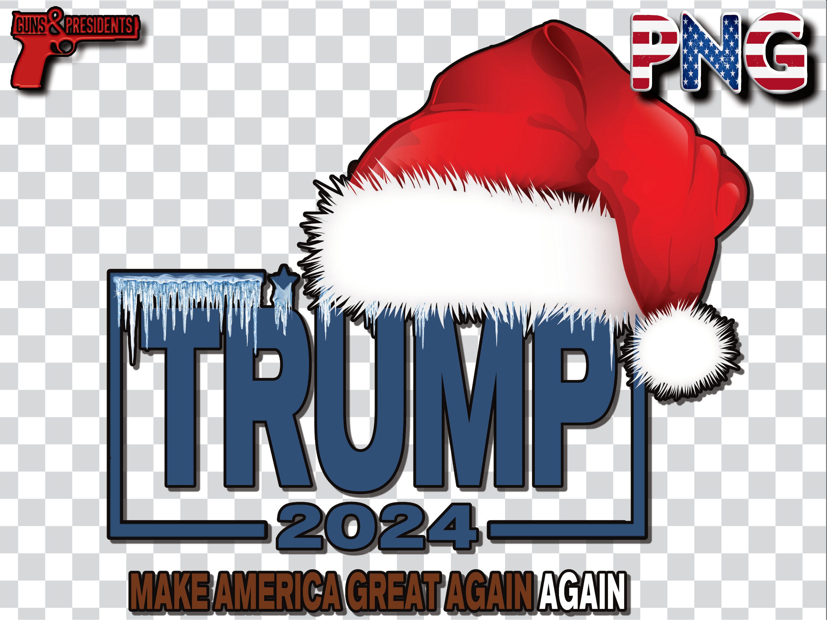 MAGA Christmas Png, Make Christmas Great Again Trump Christmas DIY ...