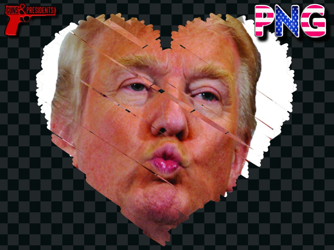 President Trump Png Donald Trump Heart, Trump 2024 PNG, Trump PNG ...