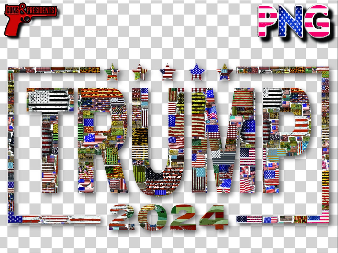 Trump Logo Png, Trump Word Png, Png Trump Design, Trump US Flag Print ...