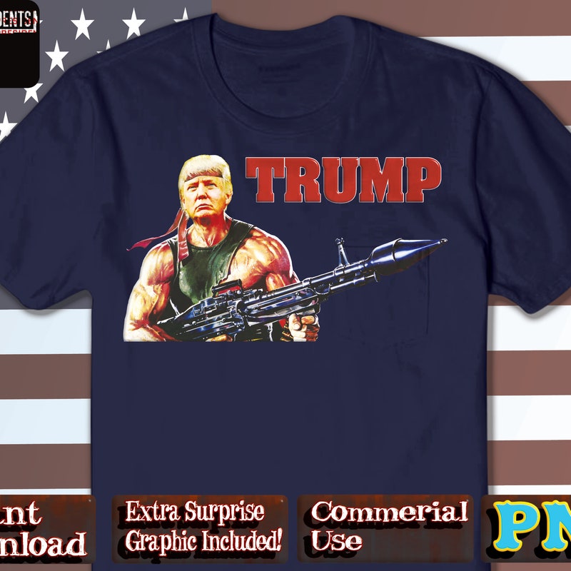 Trump Rambo Flag - Etsy
